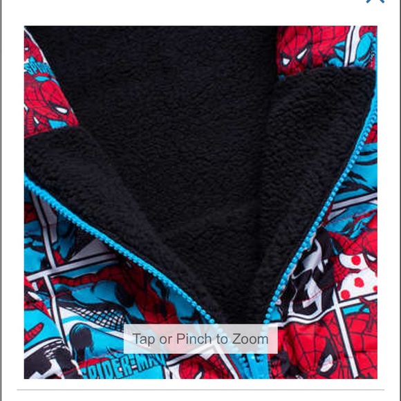 Marvel | Jackets & Coats | Nwt Spiderman Kids Reversible Jacket | Poshmark